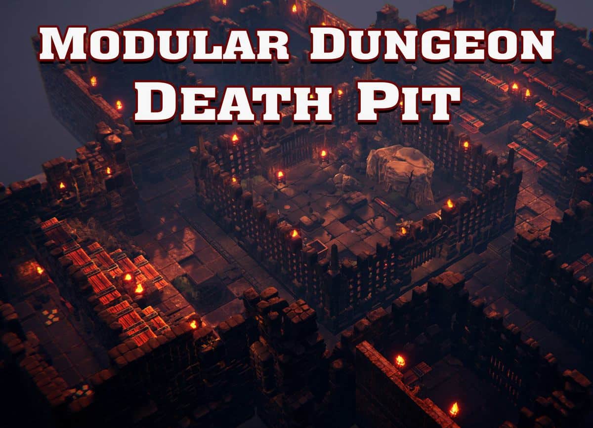 Modular Fight Pit Dungeon Room - Tales Tavern