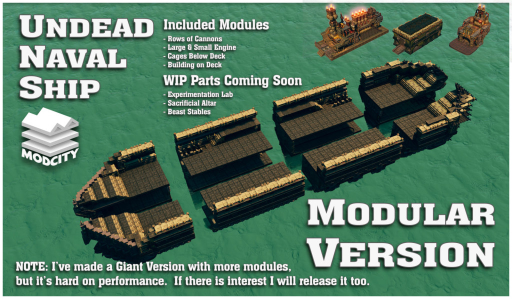 Undead Naval Ship [Modular] [WIP] - Tales Tavern