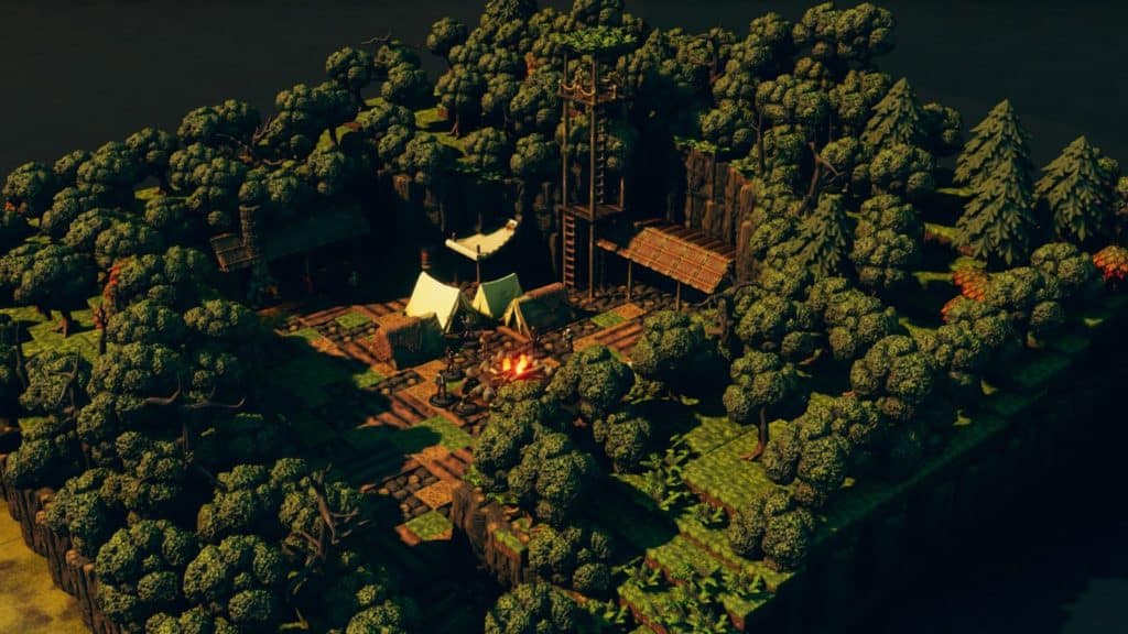the original forest bandit camp and updated version - Tales Tavern