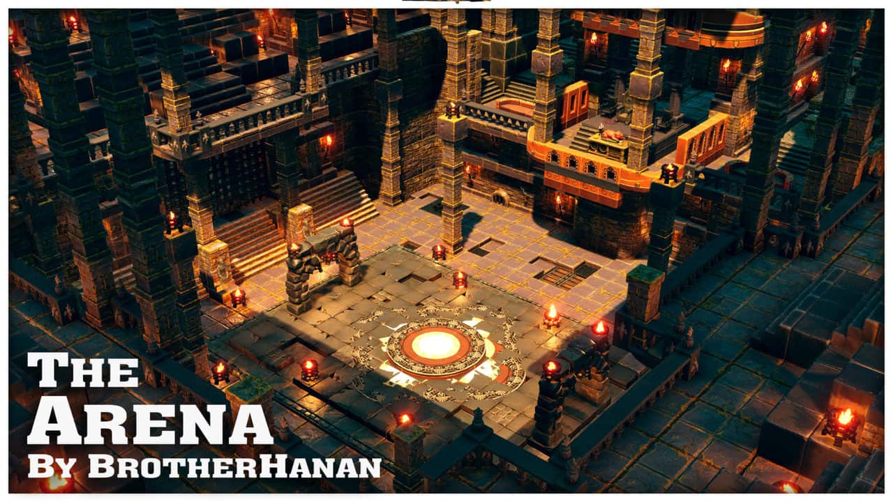 🪓 The Arena Colosseum Battle Map V2 - Tales Tavern