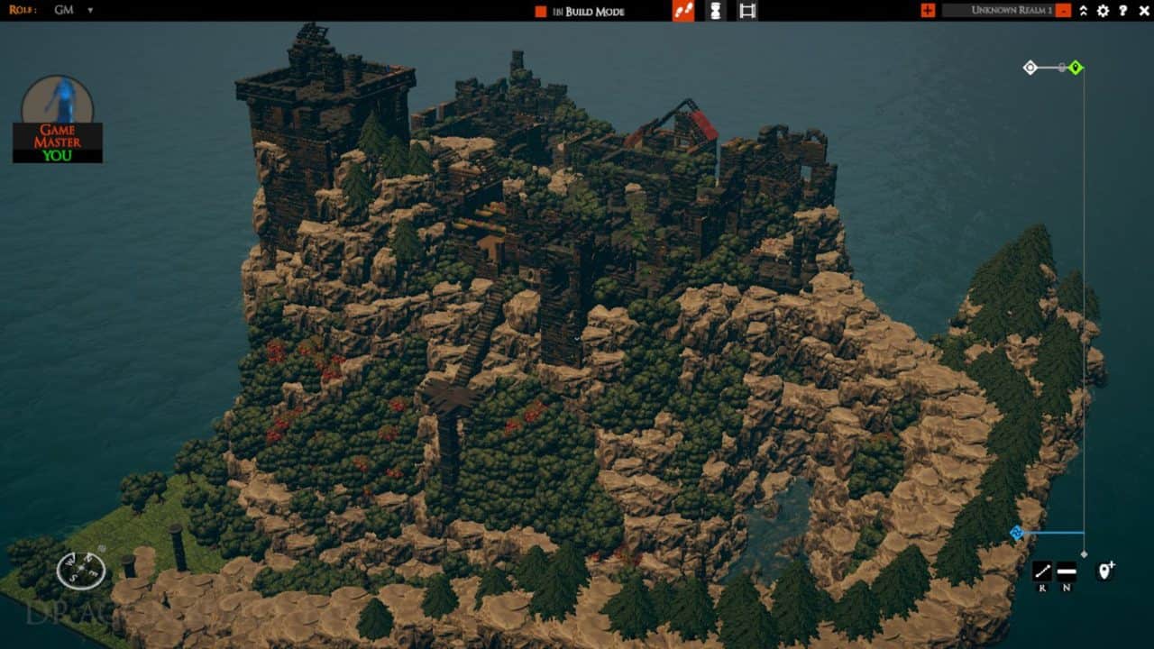 Ruins on an out crop - Tales Tavern