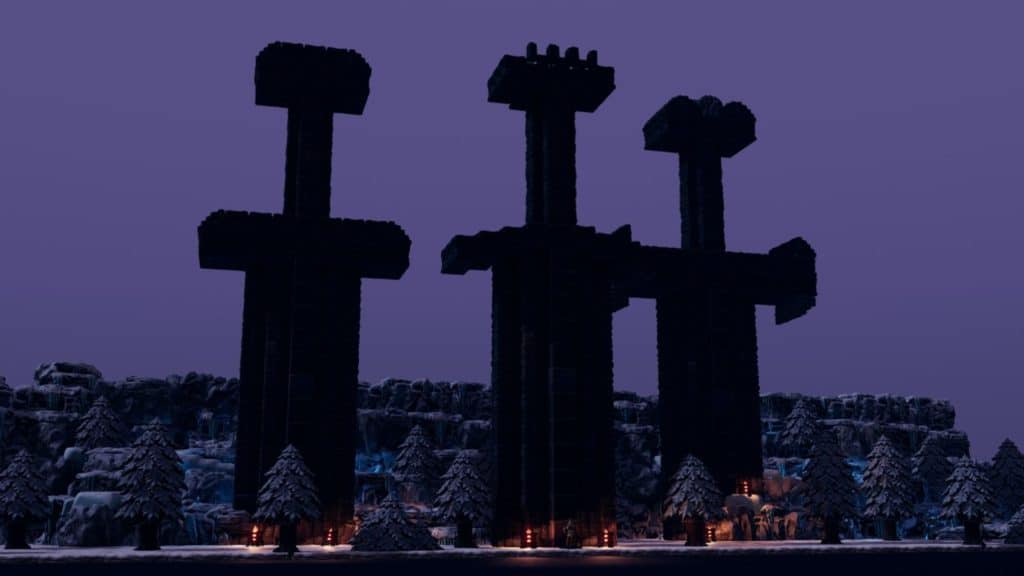 Ancient Viking Sword Monument - Tales Tavern