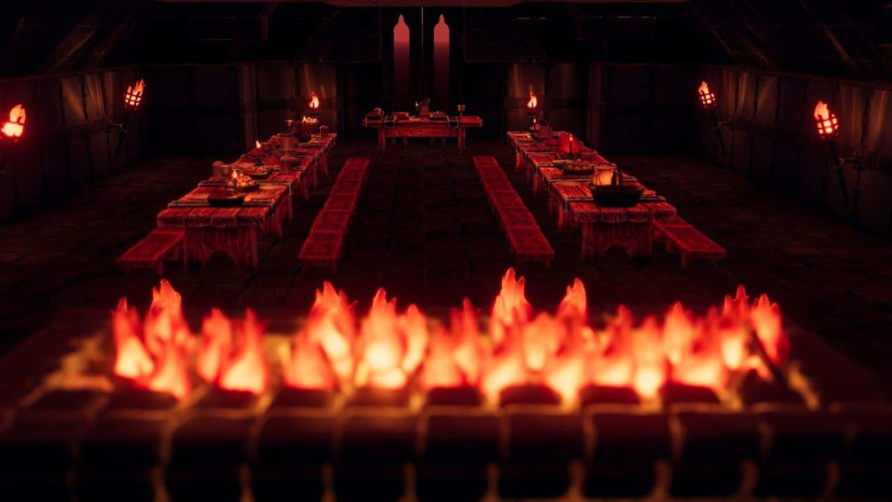 Norse (Viking) Feast Hall with small barracks and strategy room ...