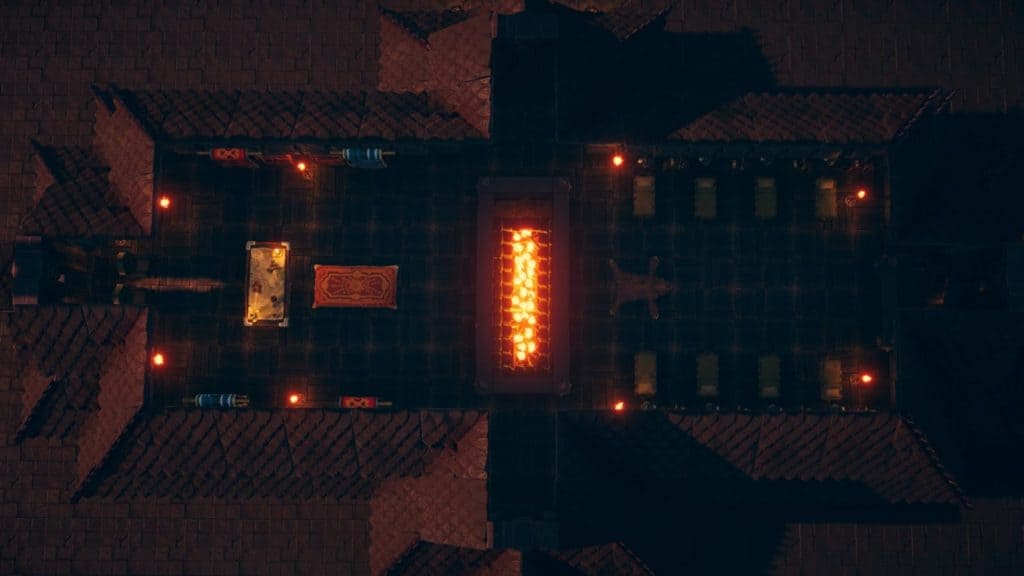 Norse (Viking) Feast Hall with small barracks and strategy room ...