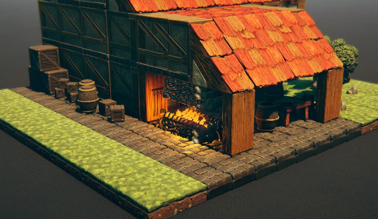 Blacksmith with Outdoor Forge - Tales Tavern