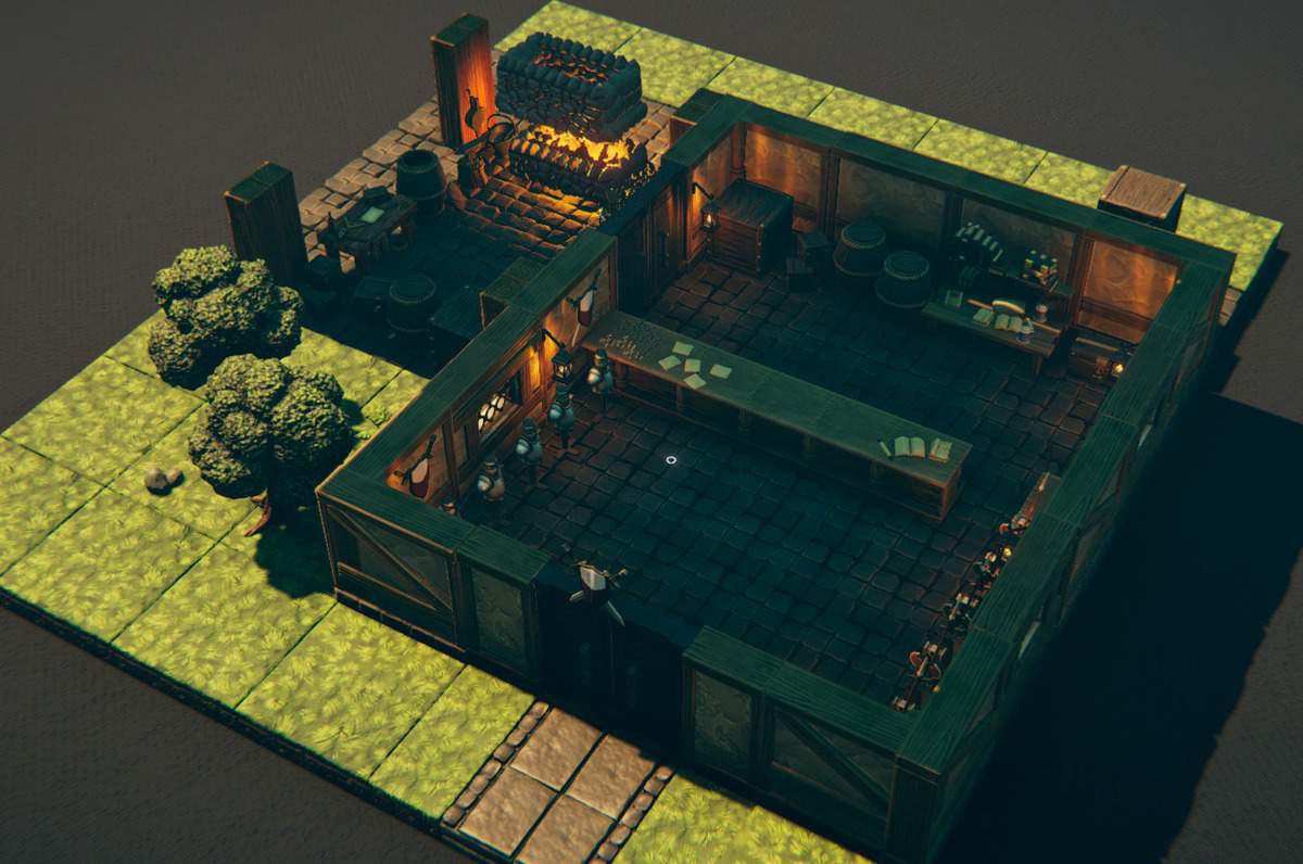 Blacksmith with Outdoor Forge - Tales Tavern