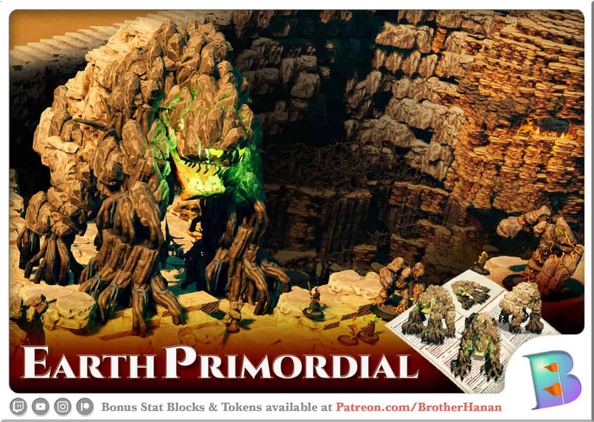 🌎 Earth Primordial - Creature Feature - Tales Tavern