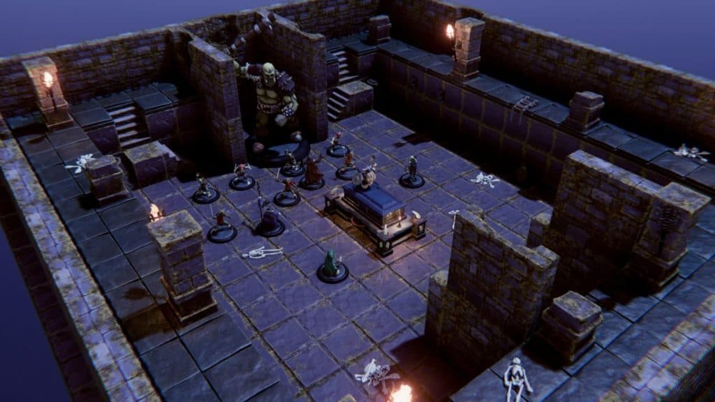 LOTR Moria Board (Tomb, Stairs, Bridge, and Exit) - Tales Tavern