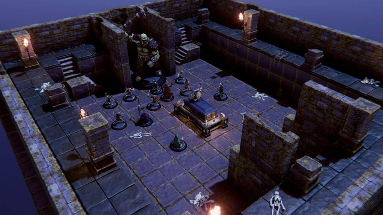 LOTR Moria Board (Tomb, Stairs, Bridge, and Exit) - Tales Tavern