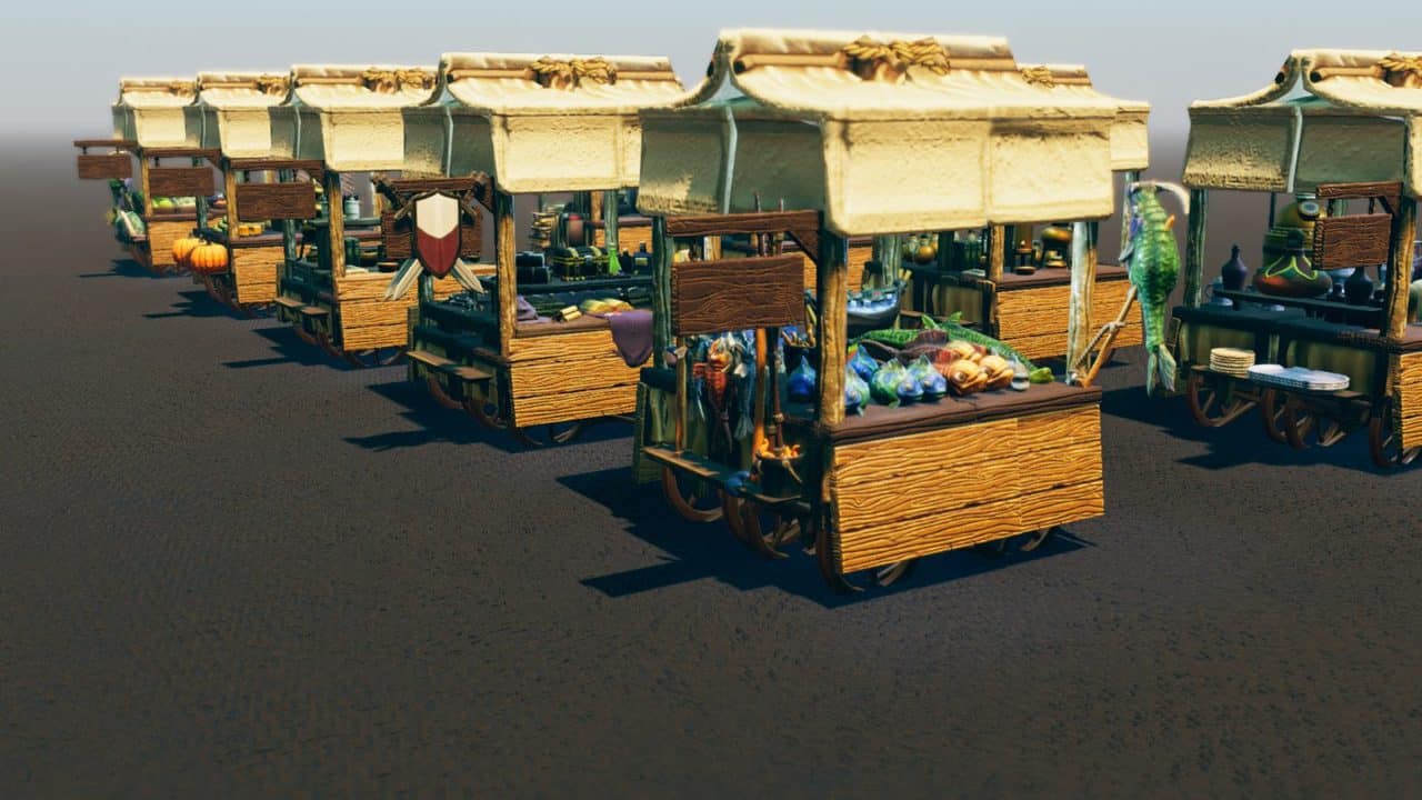 Market carts - Tales Tavern