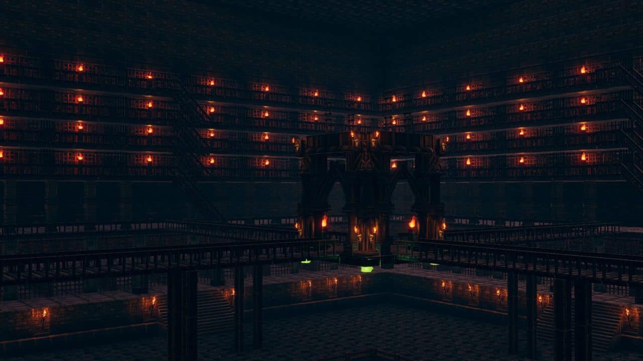 underground prison with fortress above - Tales Tavern