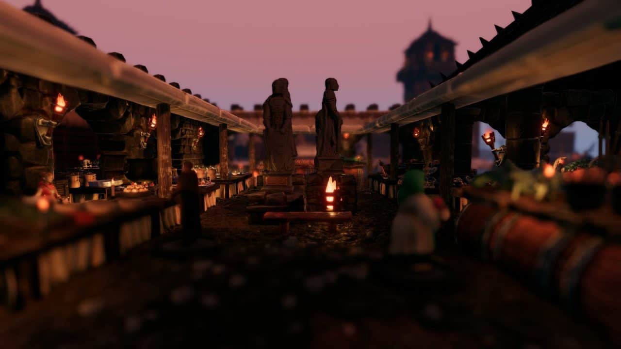 Full Sized Snowy Port City Based on Targos - Tales Tavern