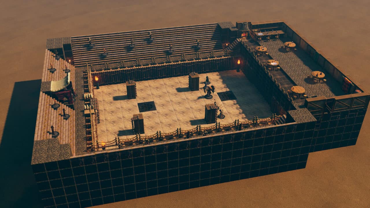 Fighting Pit w/ Attached Tavern - Tales Tavern