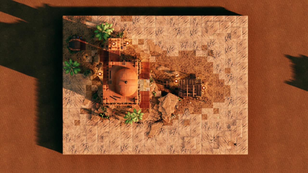 Desert Guard Post and Jail (Slab) - Tales Tavern