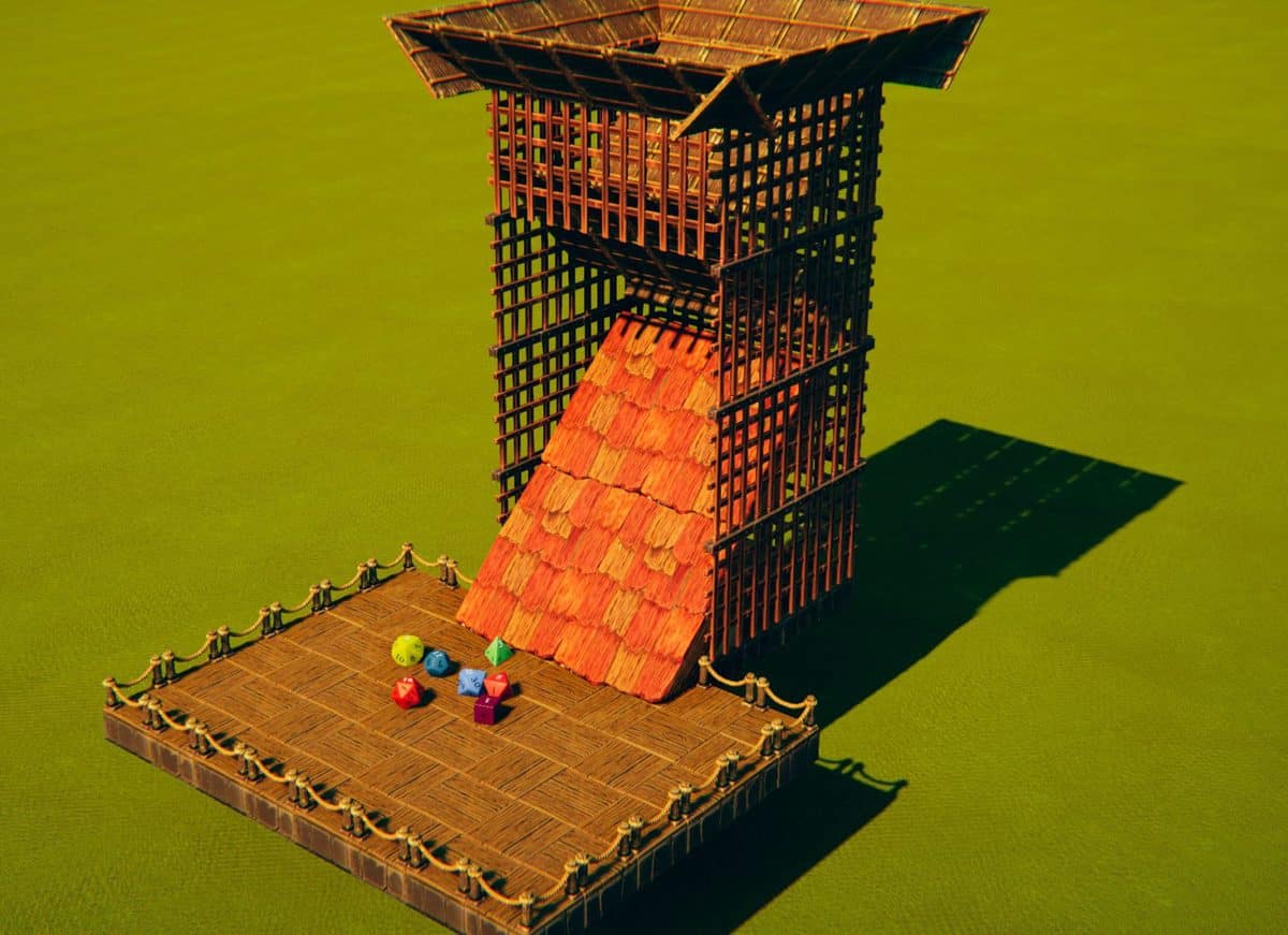 Grated Dice Tower - Tales Tavern