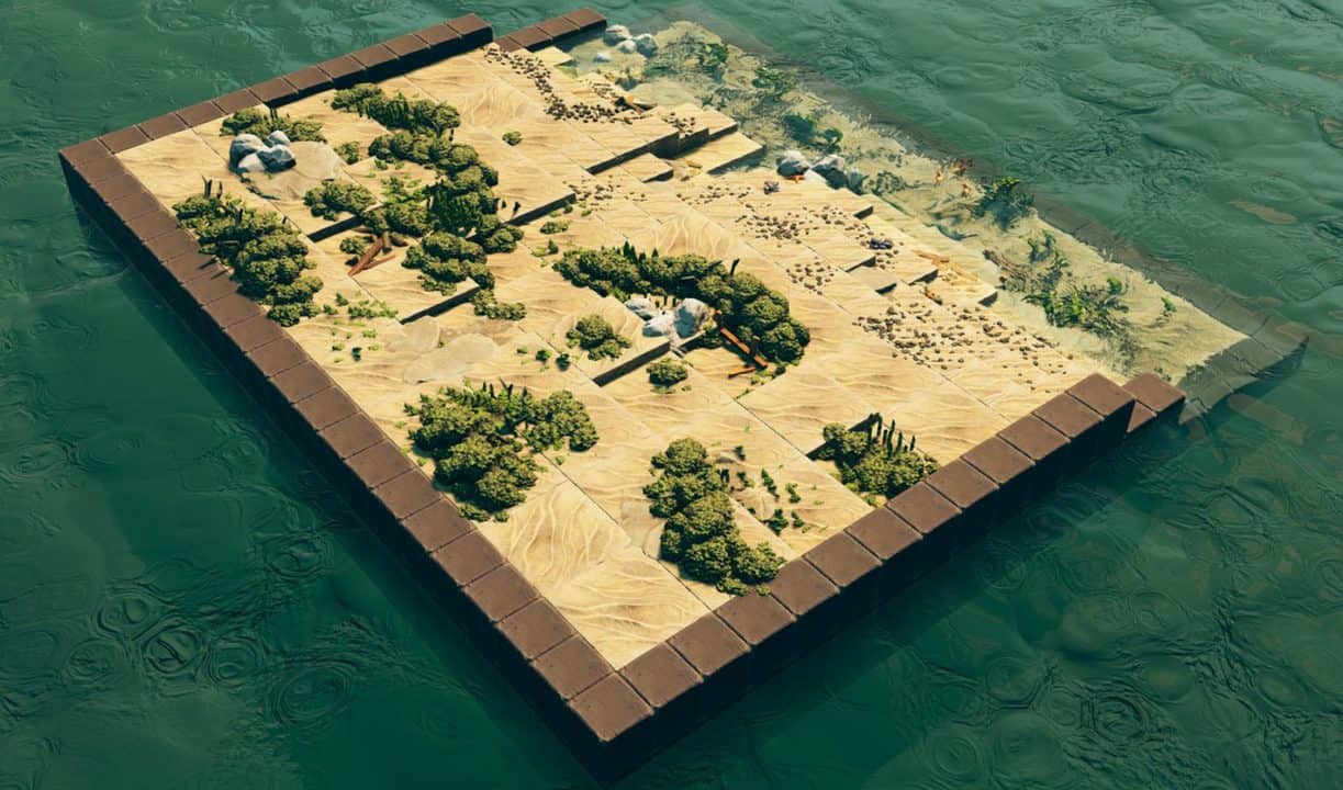 Workshop Pandas Beach Battle Map 1 - Tales Tavern