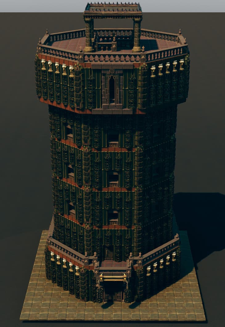 workshop pandas hex tower - Tales Tavern