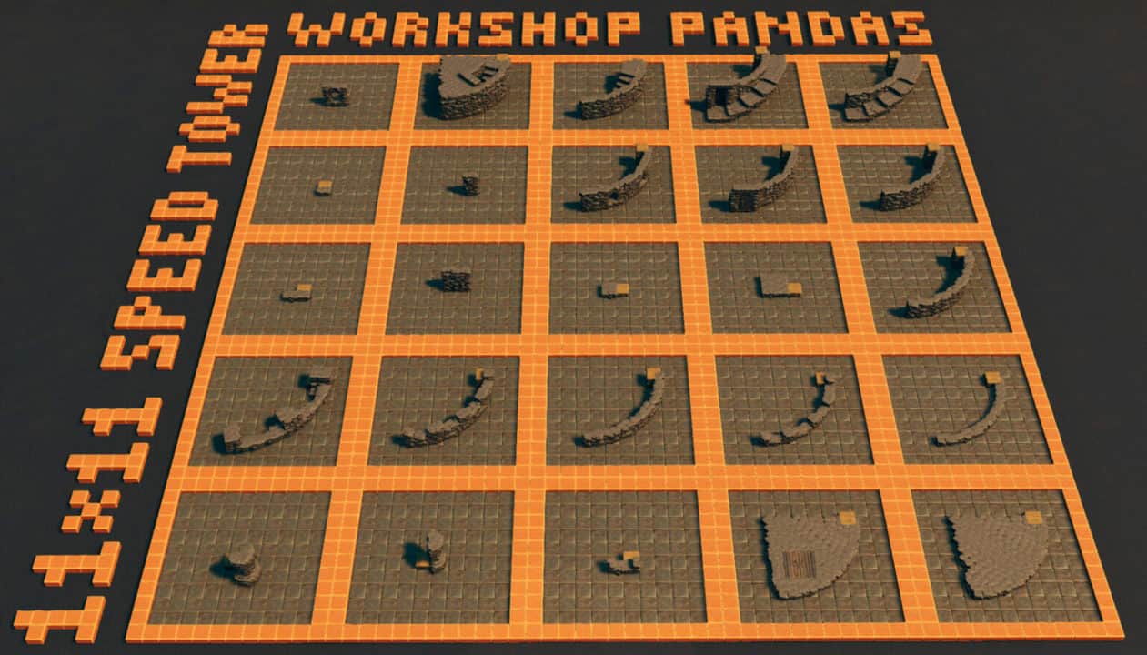 Workshop pandas 11x11 speed tower - Tales Tavern