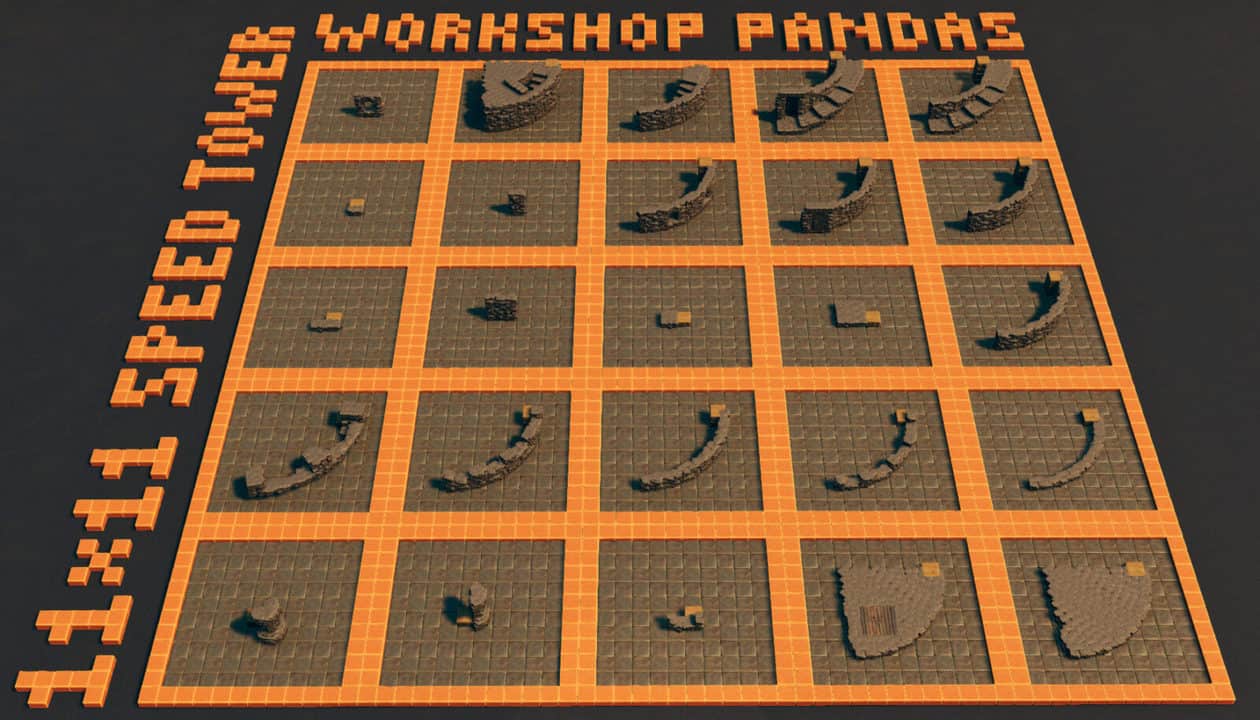Workshop pandas 11x11 speed tower - Tales Tavern