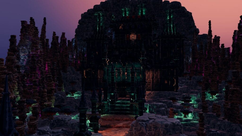 An under world castle (underdark) - Tales Tavern