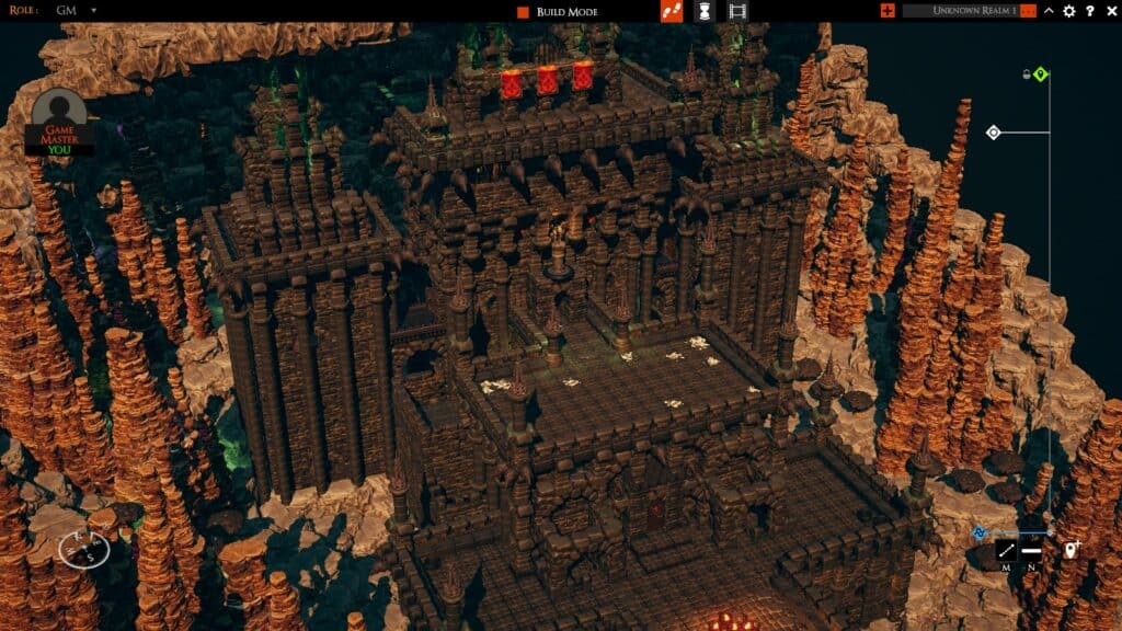 An under world castle (underdark) - Tales Tavern