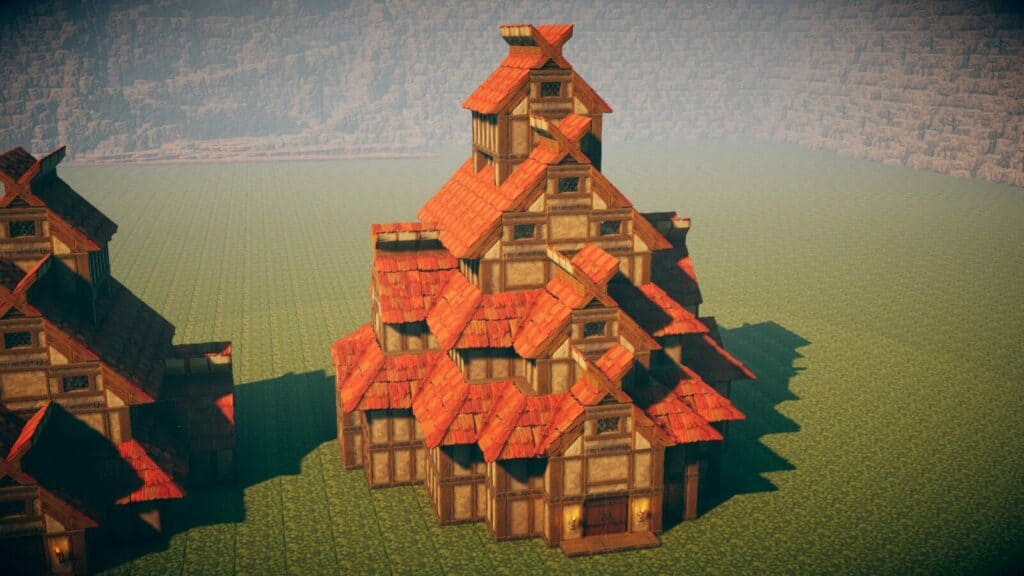 Three different sized Norse Viking Temples (decorated) - Tales Tavern