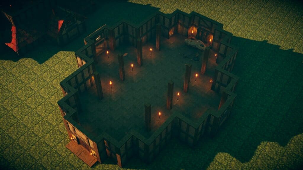 Three different sized Norse Viking Temples (decorated) - Tales Tavern