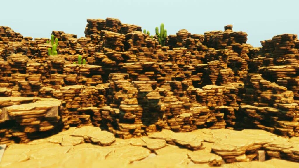 Modular Sandstone Cliffs Tileset - Tales Tavern