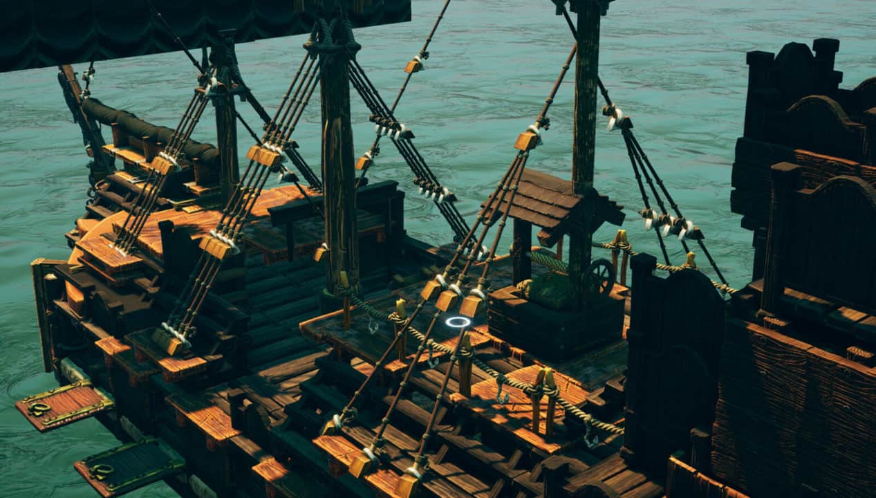 3 Deck Pirate Ship Under Sail - Tales Tavern