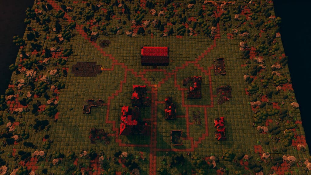 The town of Vermeillon (For the quest "A Deep and Creeping Darkness ...