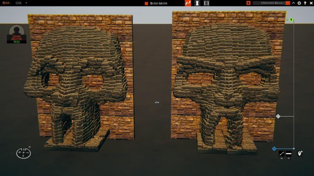 a selection of dungeon face doorways - Tales Tavern