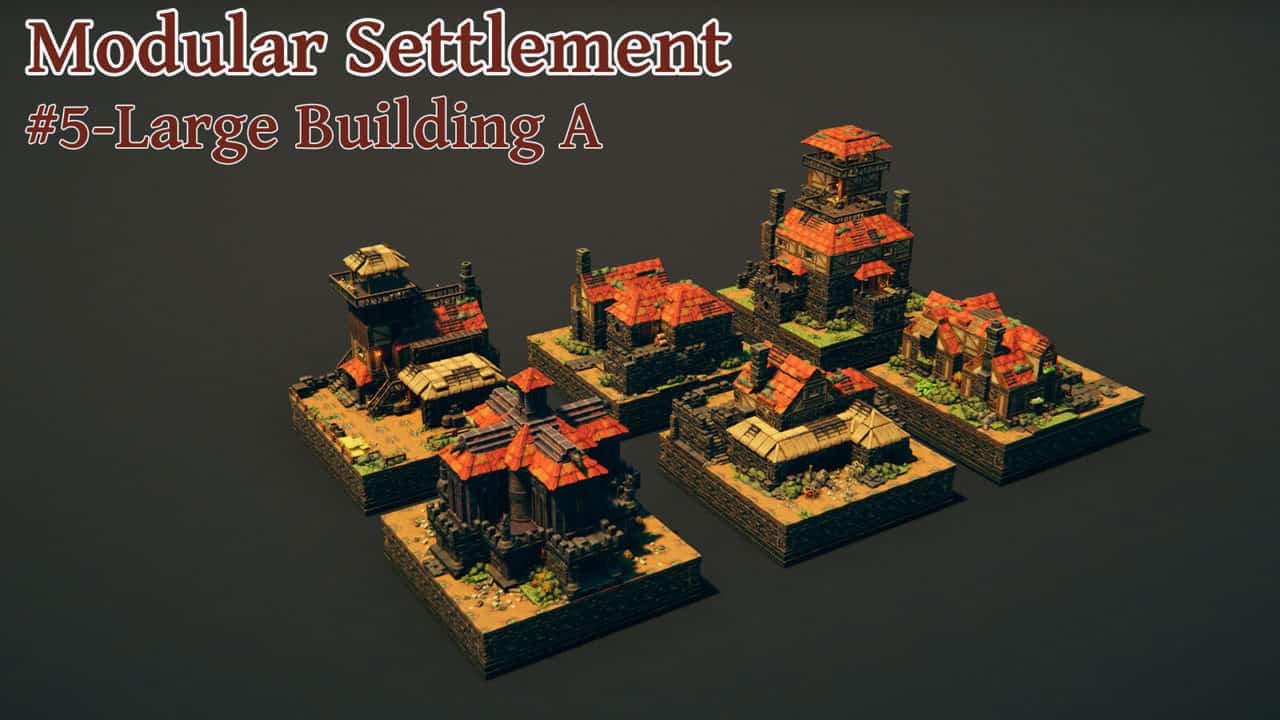 Modular Settlement #5-Large Building A - Tales Tavern