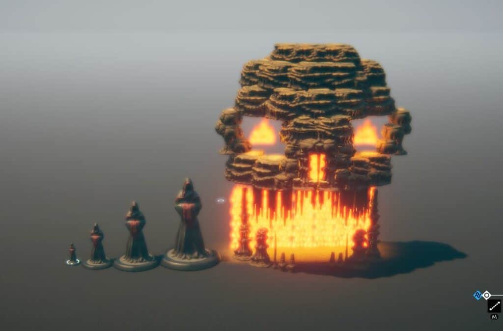 Flaming skull - Tales Tavern