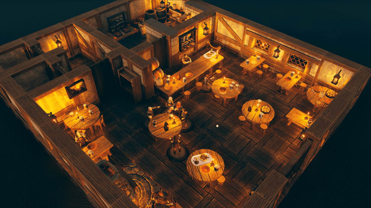 The Skewered Dragon Tavern. Waterdeep: Dragon Heist - Tales Tavern