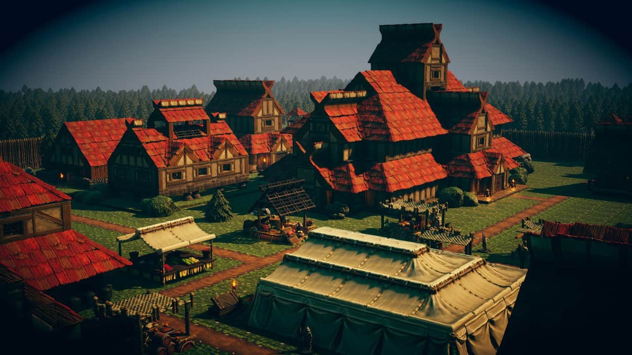 Viking Jarl's Hall with private temple, stables, outdoor kitchen and ...