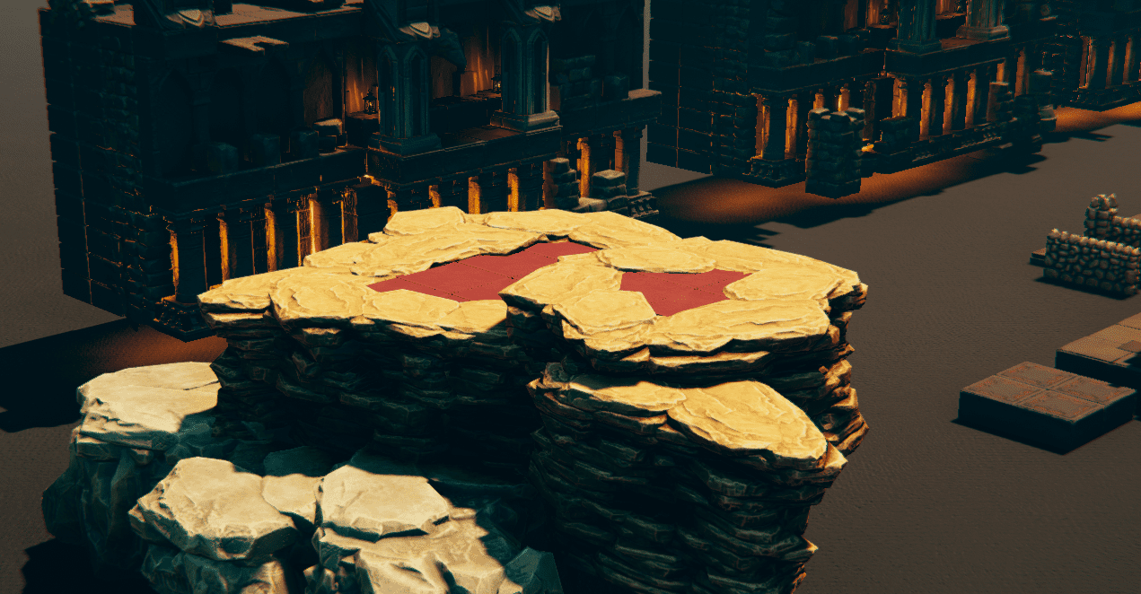 Gothic Hellfire Ruins & Shrine Doodads - Avernus - Tales Tavern