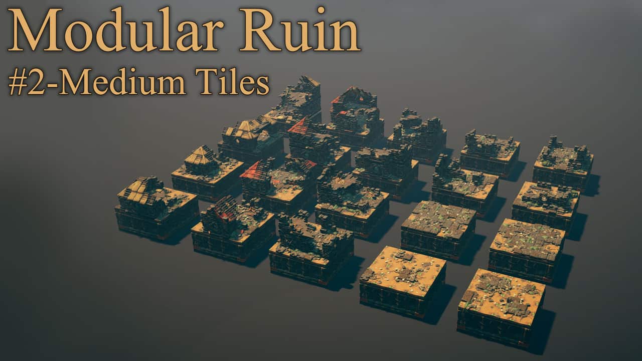 Modular Ruin-2-Medium Tiles - Tales Tavern