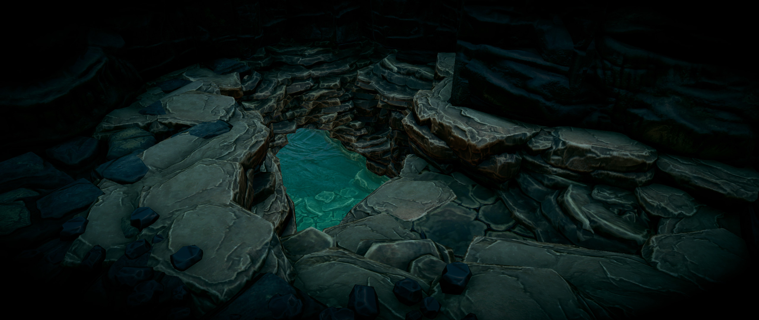 Badlands Battle Map w/ River and flood waters - Tales Tavern