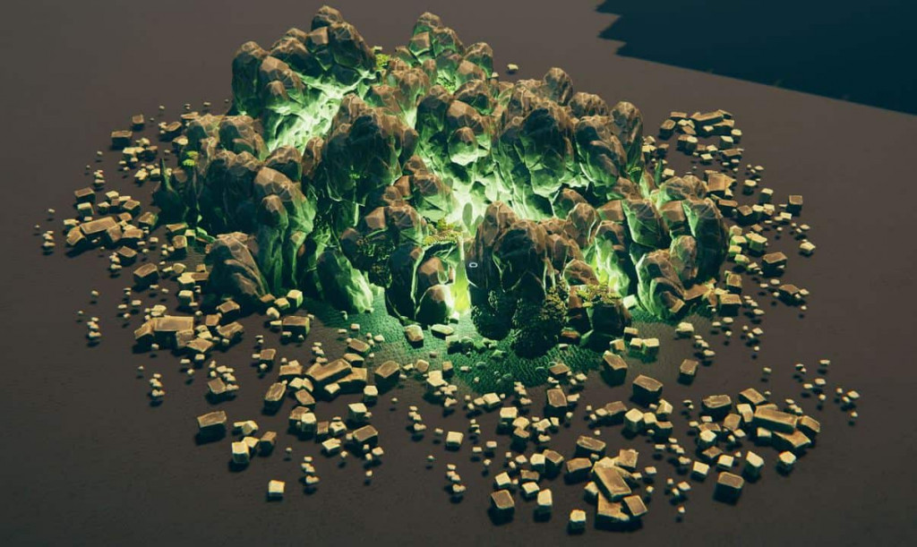 Warpstone Meteor Impact (Large) - Tales Tavern