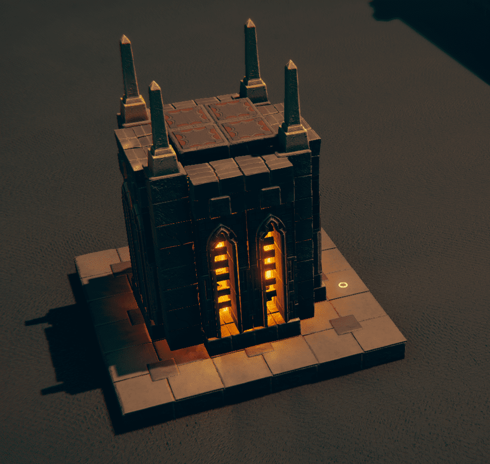 Gothic Hellfire Ruins & Shrine Doodads - Avernus - Tales Tavern