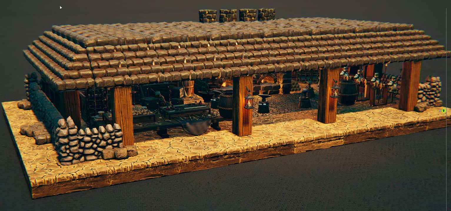 Japanese Castle Project - Blacksmith (UPDATED) - Tales Tavern
