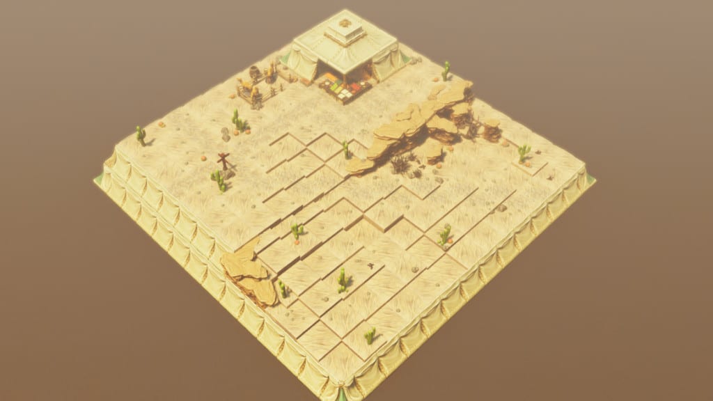 Battlemap: Desert Merchant - Tales Tavern