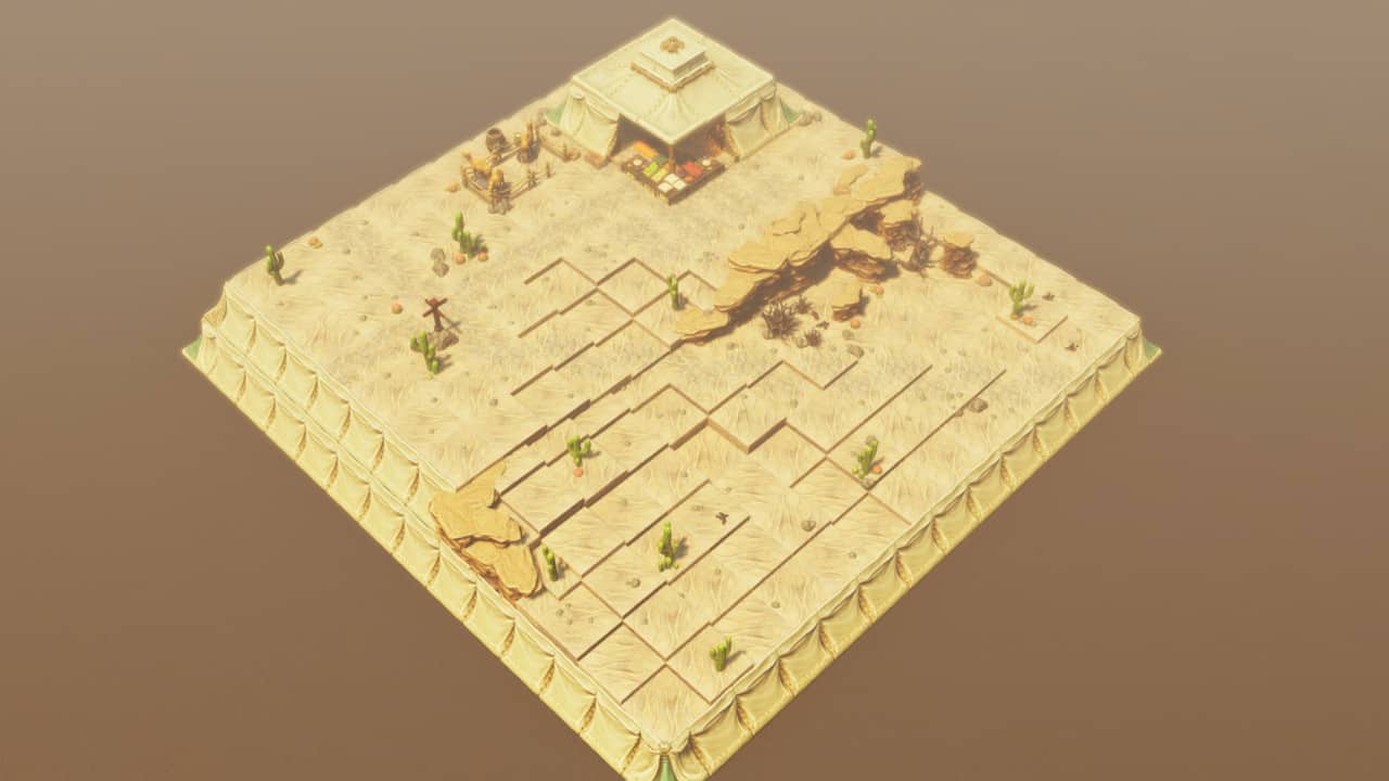 Battlemap: Desert Merchant - Tales Tavern