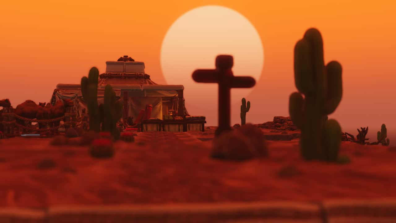 Battlemap: Desert Merchant - Tales Tavern