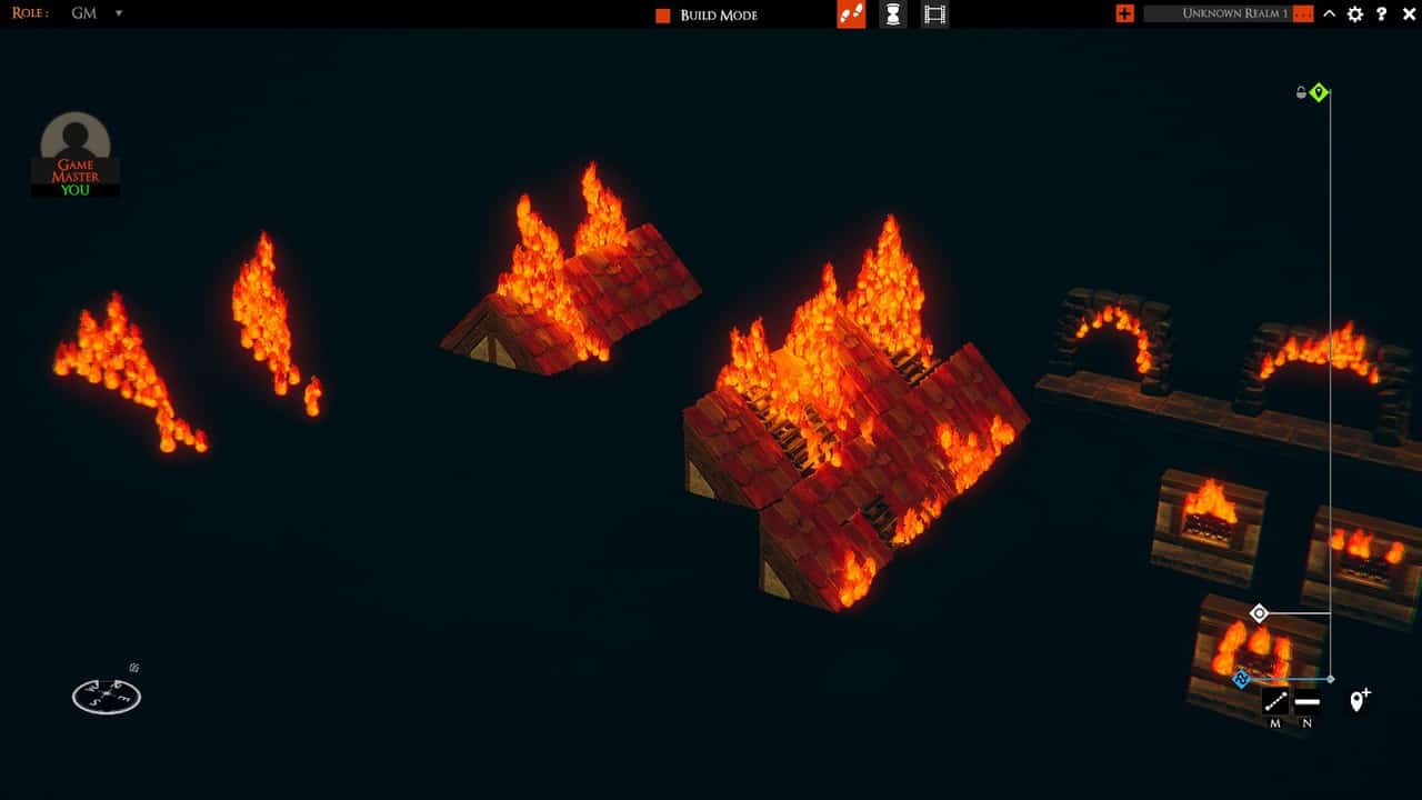 buildings on fire modular,,, easy to place - Tales Tavern