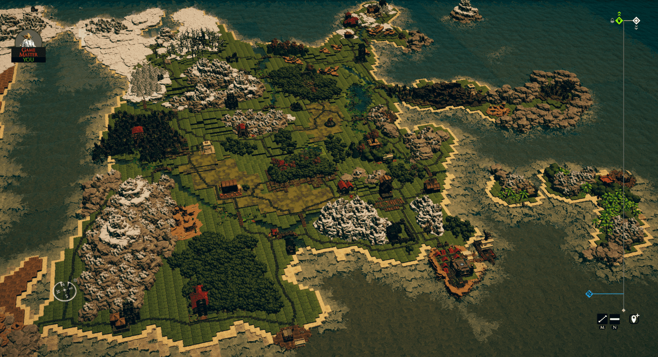 Last of the First Campaign World Map (Updated with lights for night ...