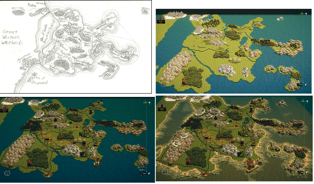 Last of the First Campaign World Map (Updated with lights for night ...