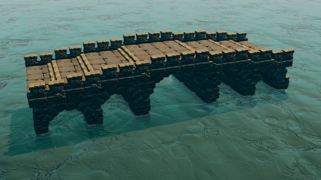 Stone Medieval 5 Arch Bridge - Tales Tavern
