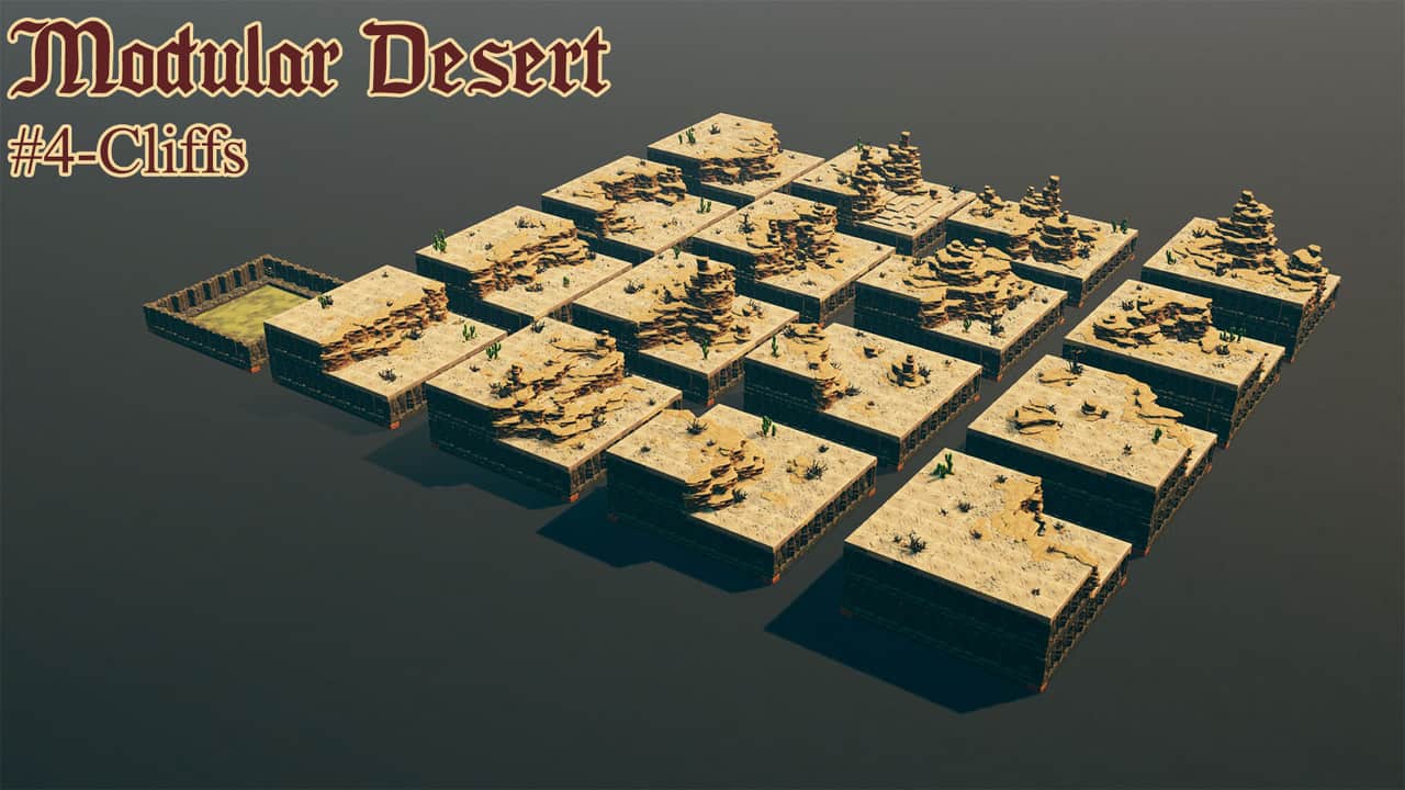 Modular Desert #4-Cliffs - Tales Tavern