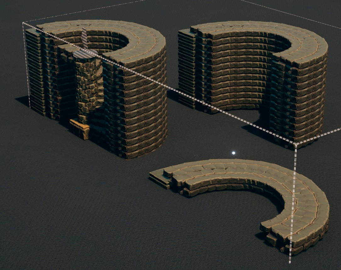 5-Foot Stairs Round Towers - Tales Tavern